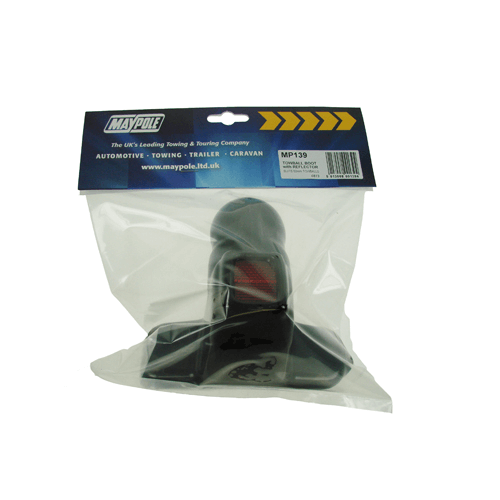 Maypole Long & High Reach Towball Cover with Reflector - Black